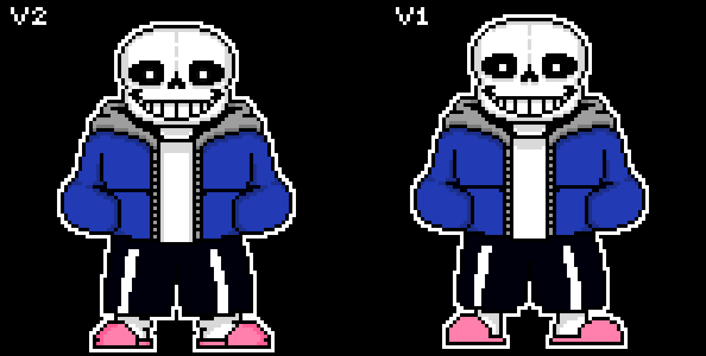 Pixilart - sans v2 by SSSCCCRRRUUUMMM