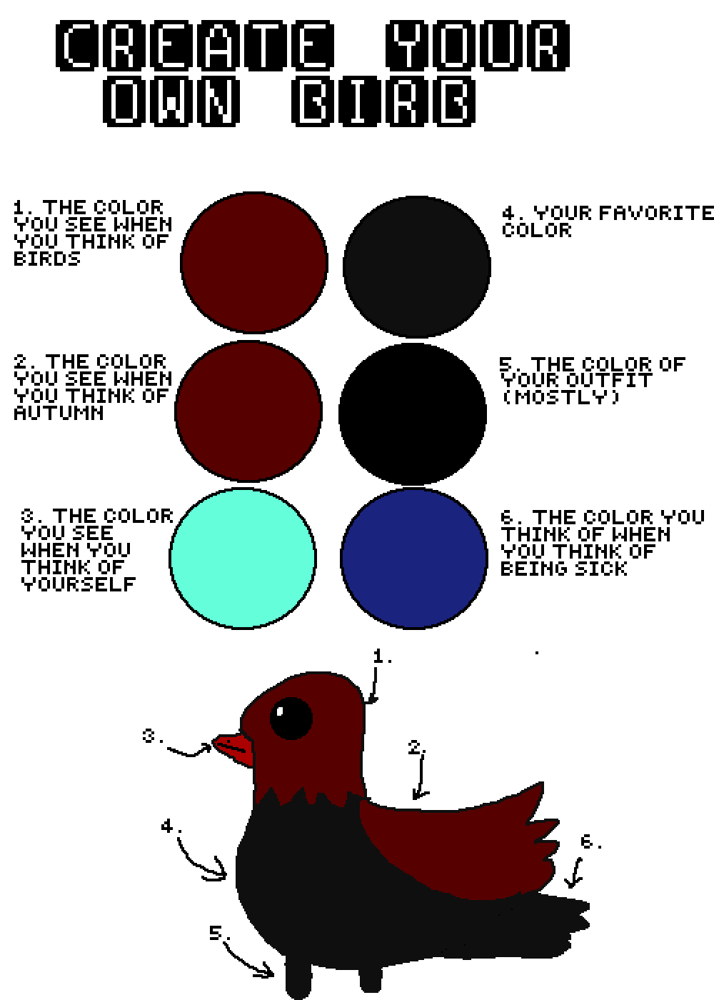 Pixilart - Create Your Own Bird by XXBloodmoonXX