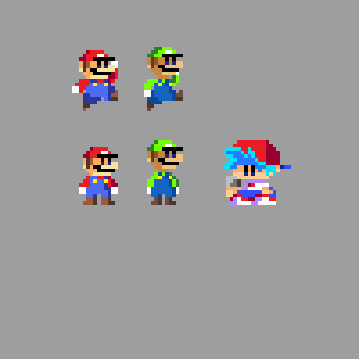 Pixilart - Super mario FNF (UP⬆️) by BingoDingo64