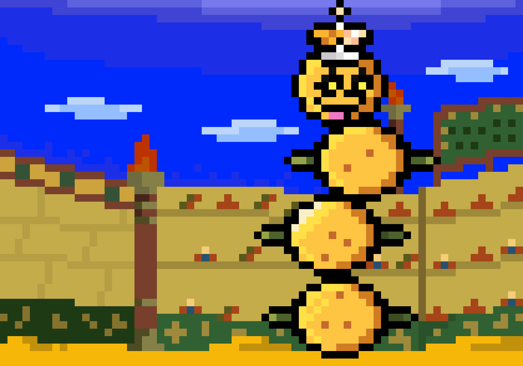 Pixilart - Tower Pokey Pixel Art!!!! by PaperMarioMan17
