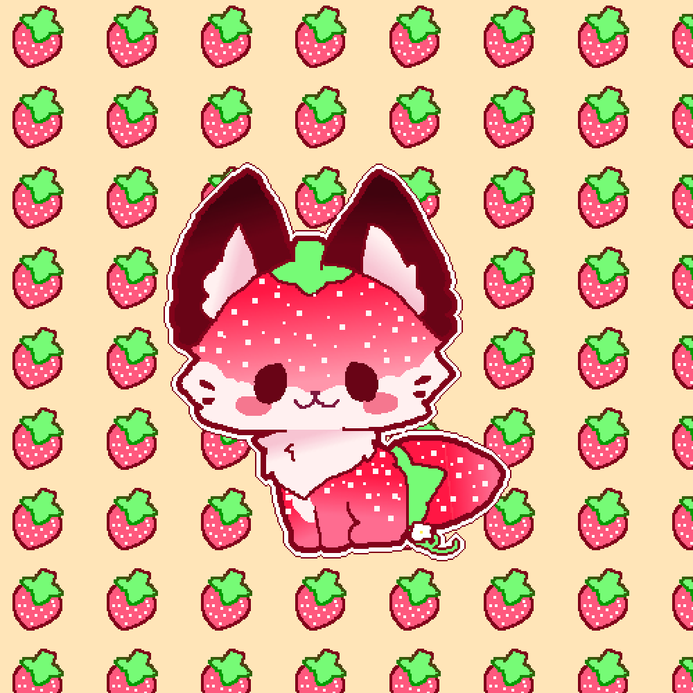 Pixilart - Fruit animals #1 (Foxberry) by Serenity01