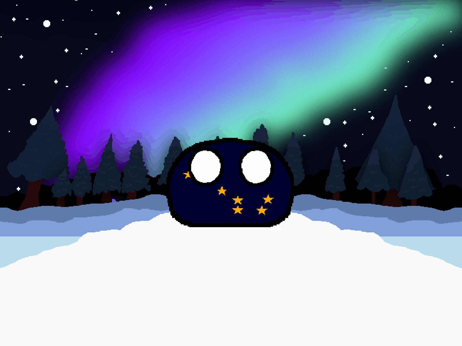 Pixilart - The Northern Lights... by Pyrobyte