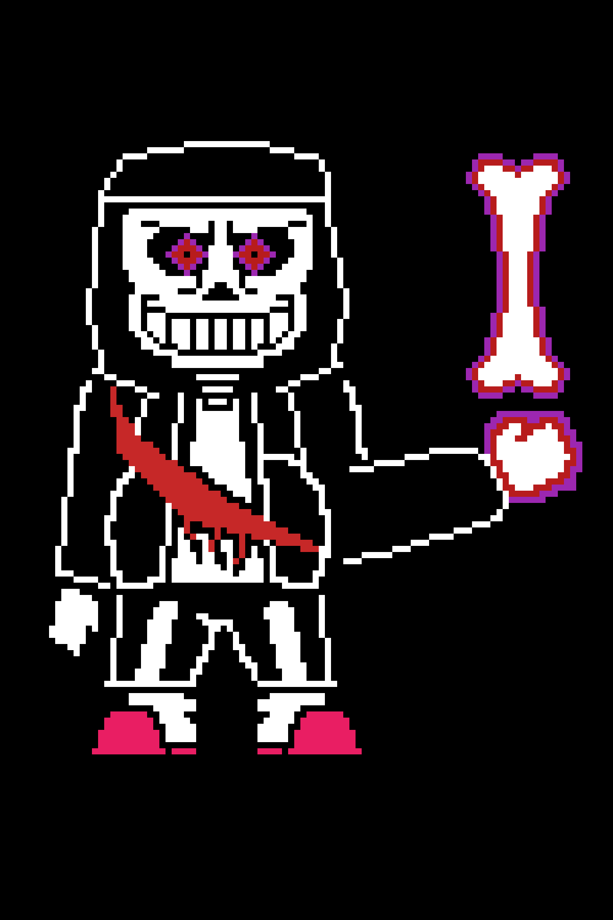 Pixilart - Undertale dust in the wind sans phase 2 : by pop1012