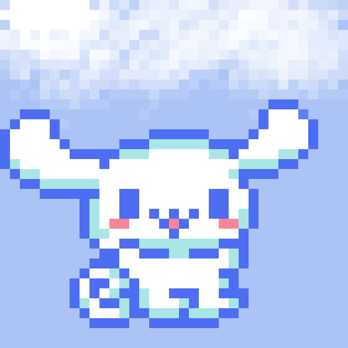 Pixilart - Cinnamoroll falling from the sky by Sassy-aRt1
