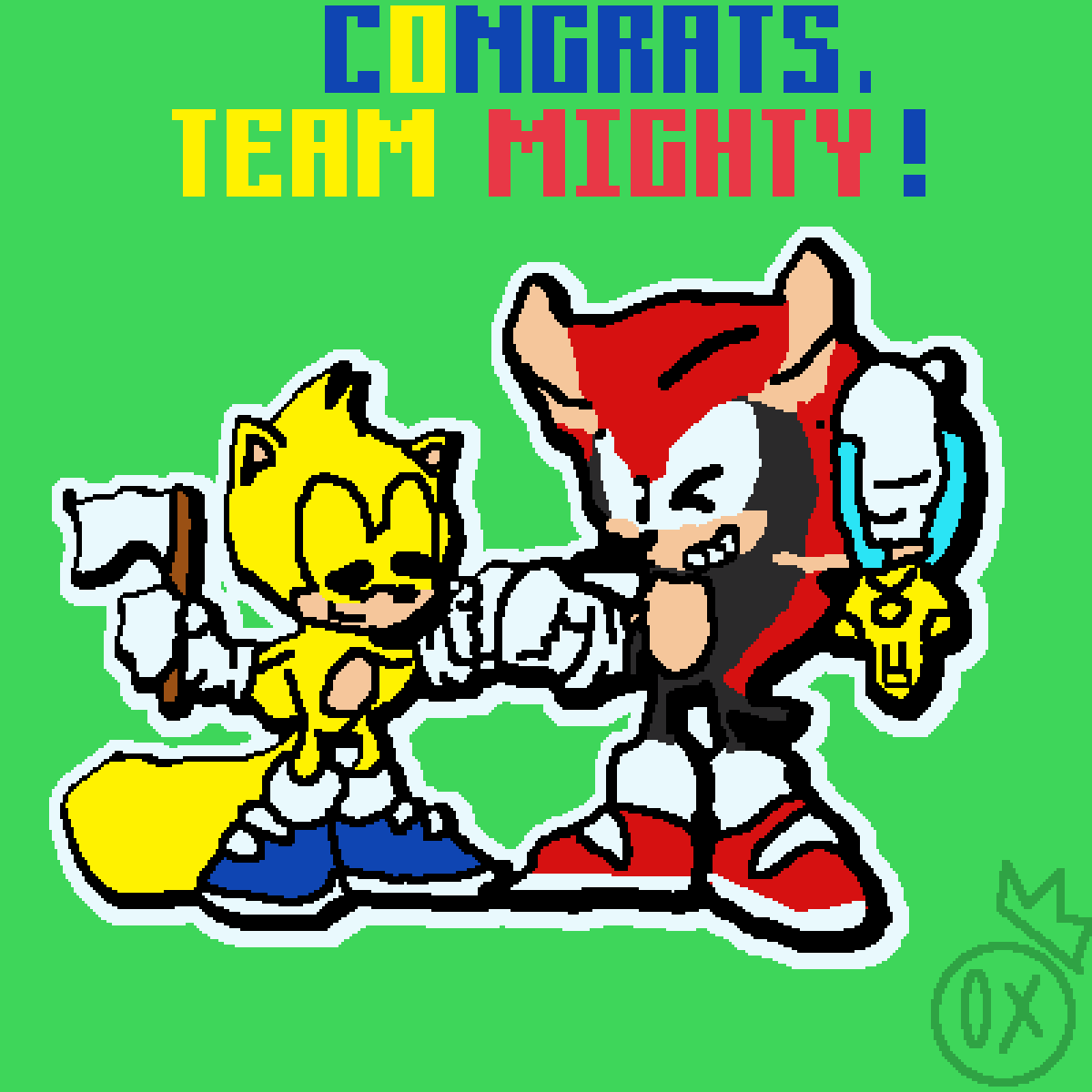 Pixilart - Team Mighty! by SonicMania29
