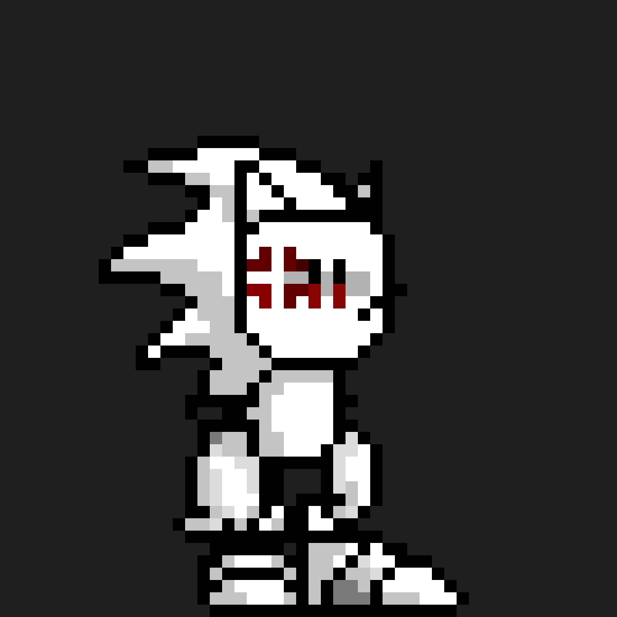 Pixilart - sonic sketch another pixel art angry by sonic-sketch