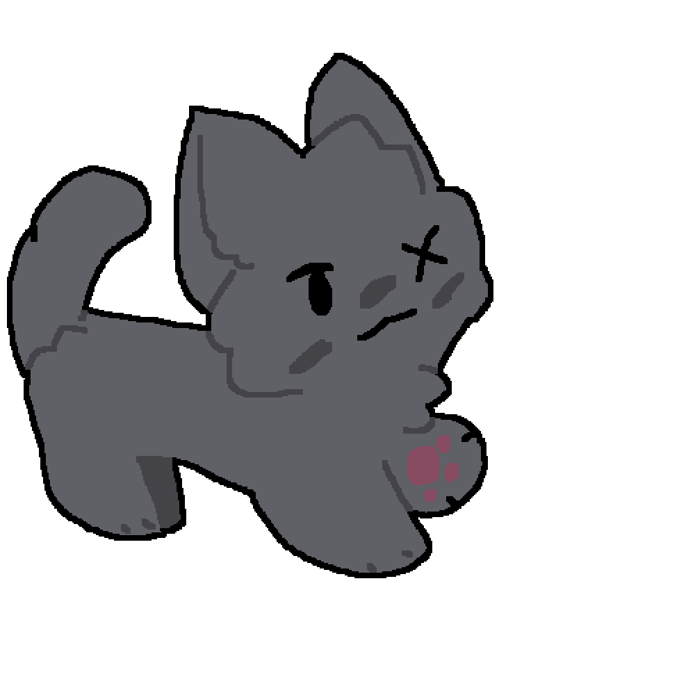 Pixilart - cute cat oc base by XxUnKnownxX