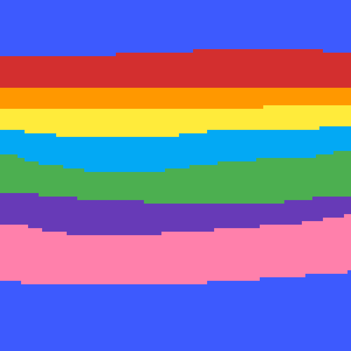 Pixilart - Rainbow by Cutedragonbird