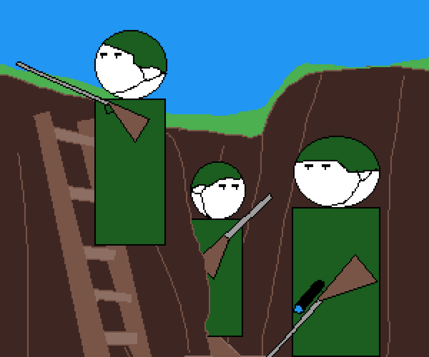 Pixilart - The Trenches by Kade-lin