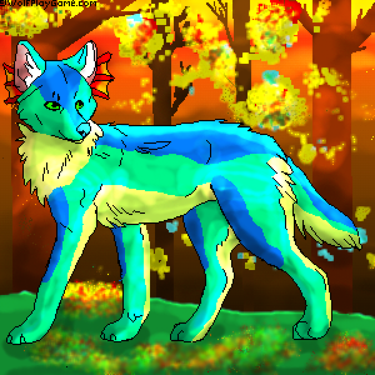 Pixilart - Glory from WoF as a wolf by Froststream