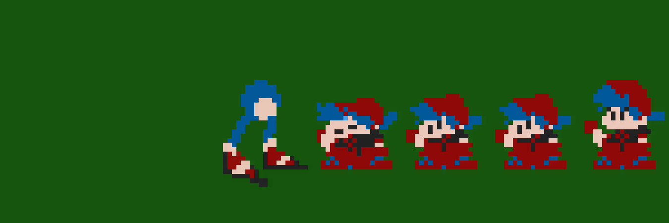 Pixilart - NES BF Sprites wip 2 by XAlexJC