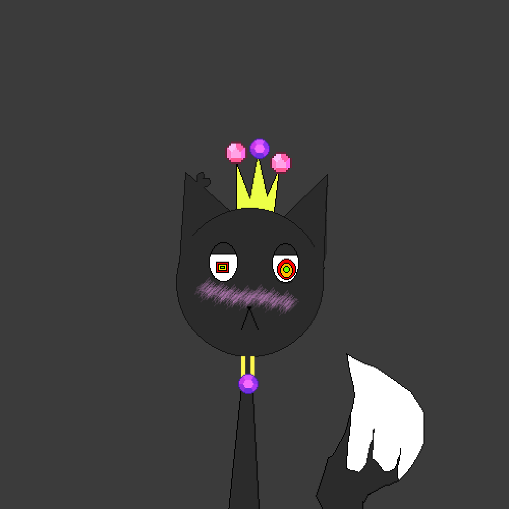 Pixilart - the gem king by cuteyowl