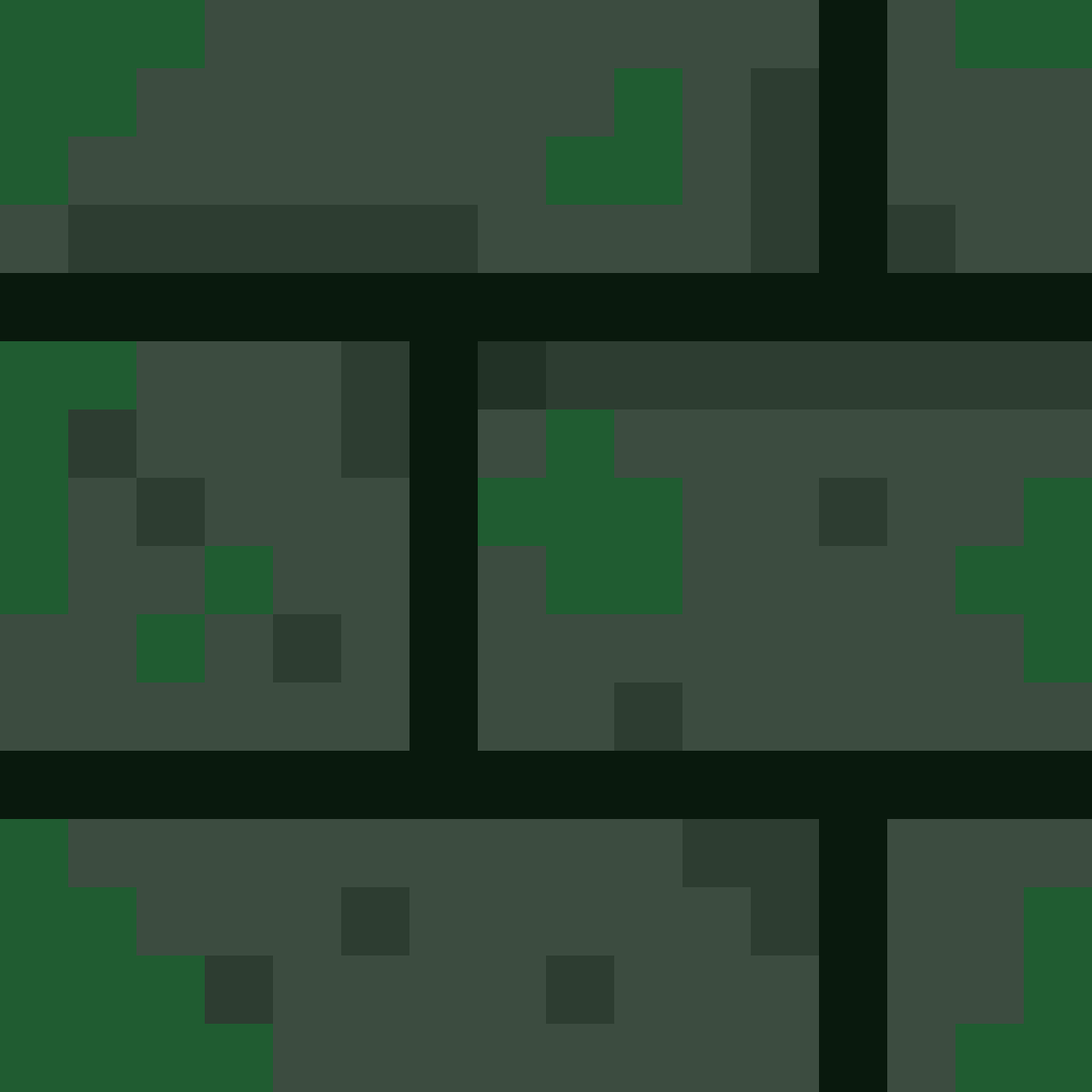 Pixilart - mossy block by Treemanart