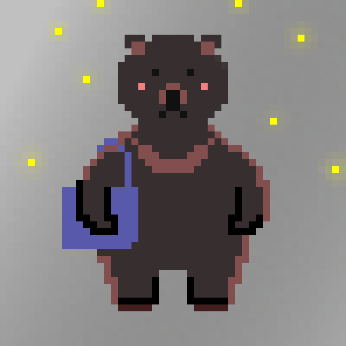 Pixilart - Asian black bear by Olive-green