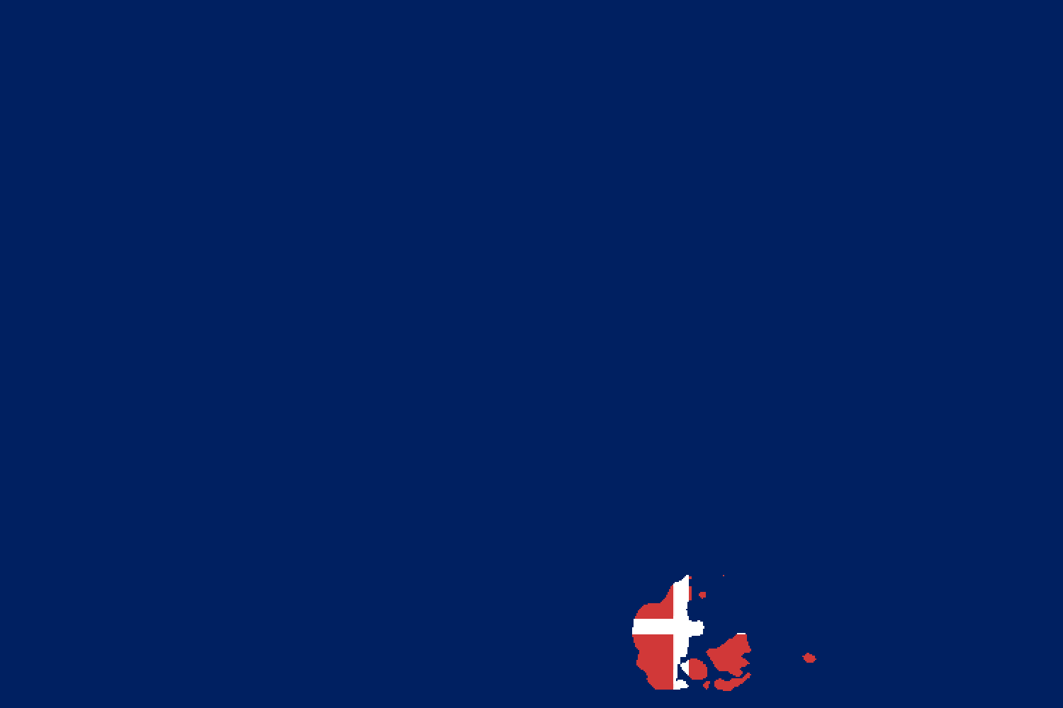 Pixilart - Flag map of denmark! by Te-cheeseman320