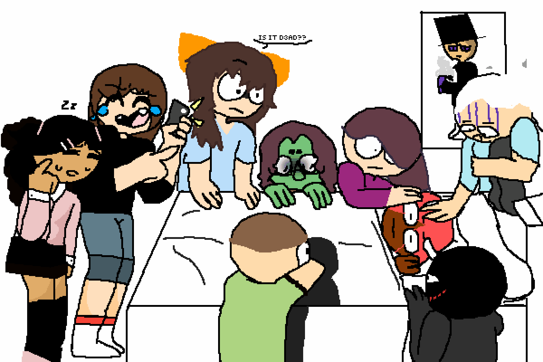 Pixilart - colate comic fragment 1 by jovial0user