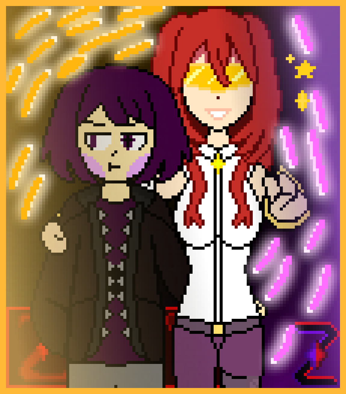 Pixilart - Dark Zixy And Elia by Zixy