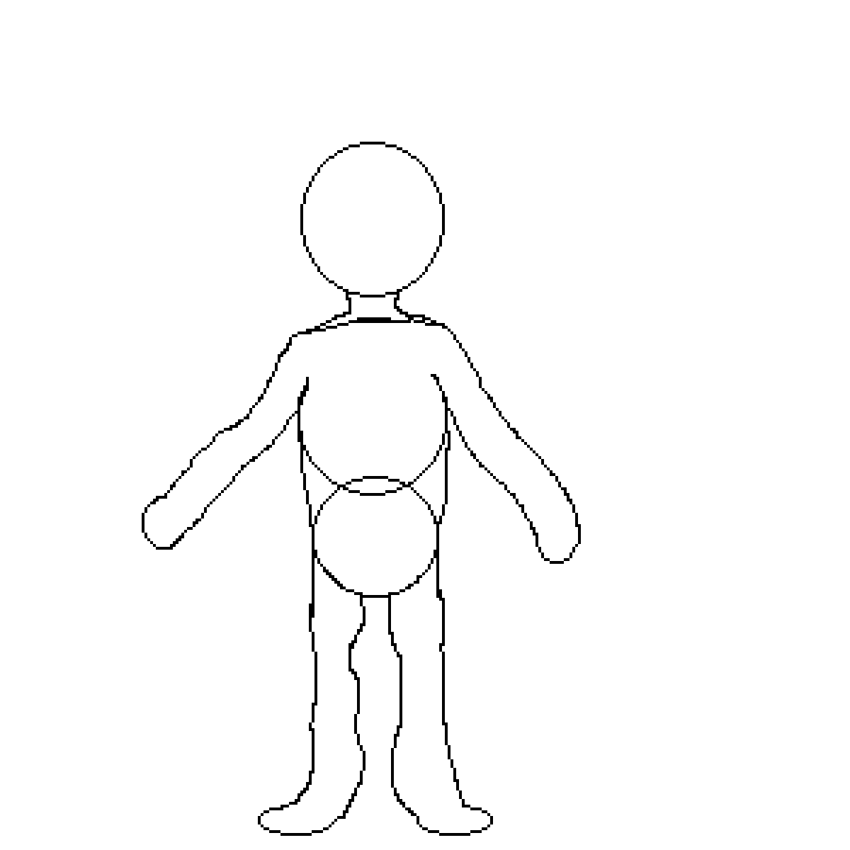 Pixilart - DTI pose 28 base by AutumnFlower