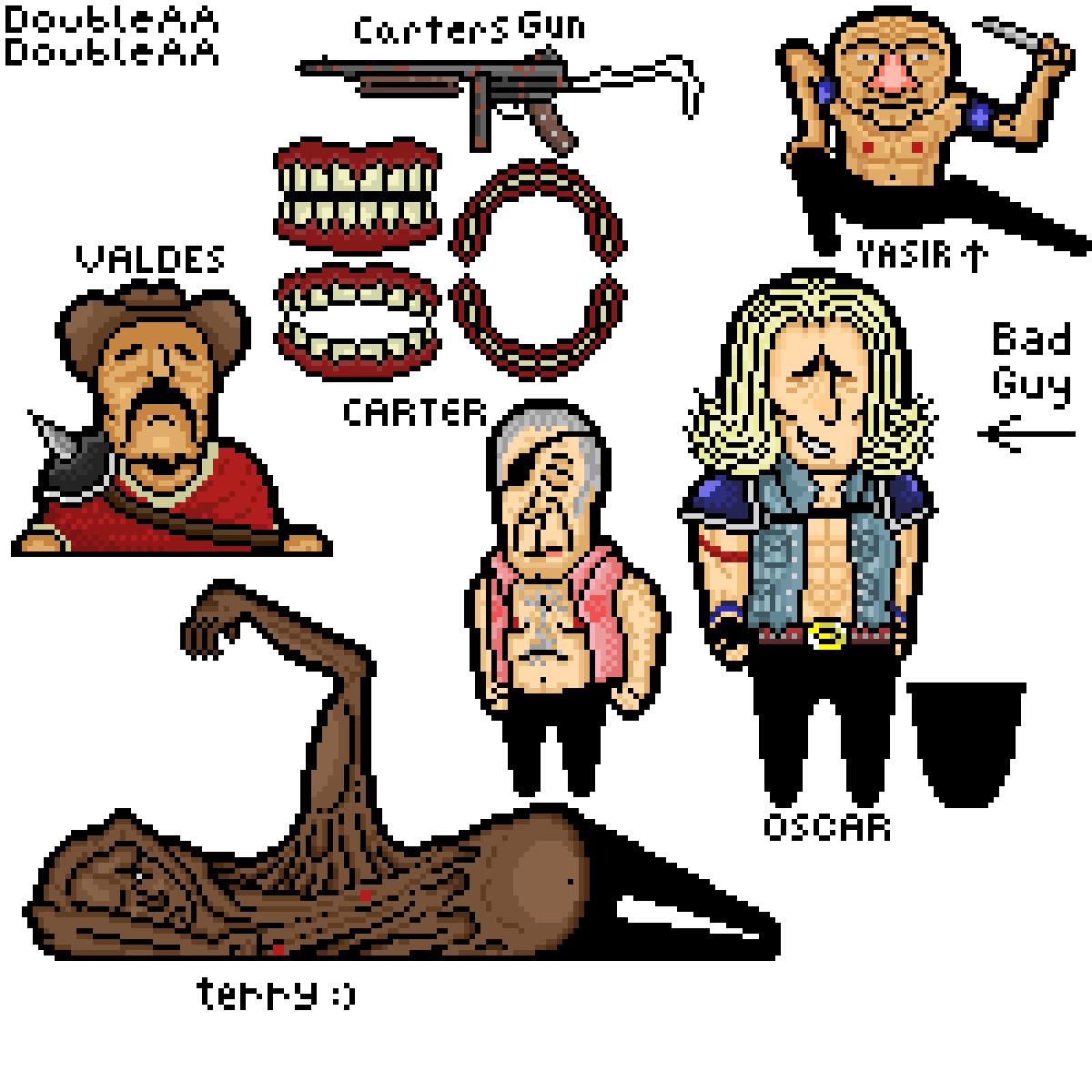 Pixilart - First Lisa Sprites by Anonymous