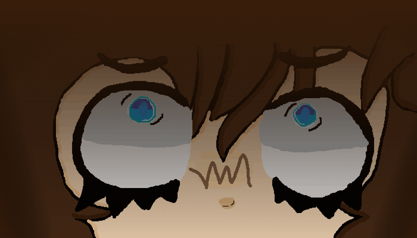 Pixilart - scared eyes by Y1PP33