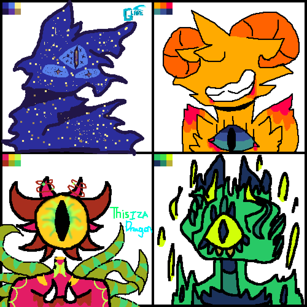 Pixilart - Pallet Monster Collab by ThisIZADragon
