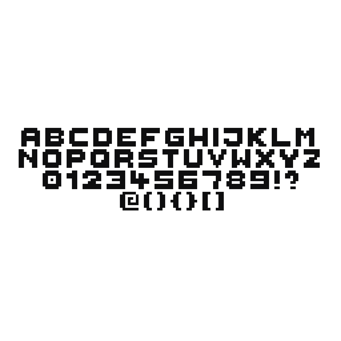 Pixilart - Thaleah font by Bello666