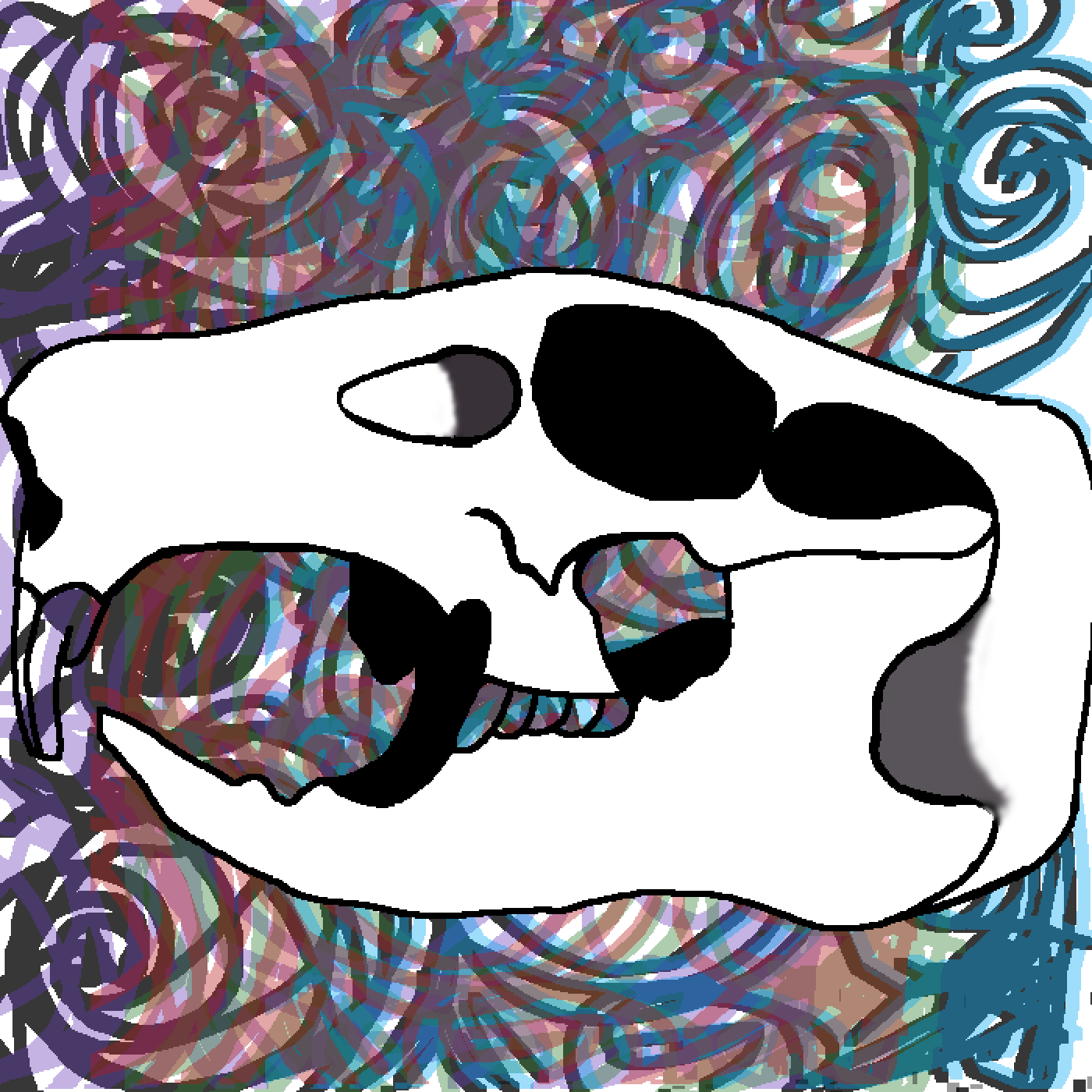 Pixilart - Capybara skull by Silver-mushroom