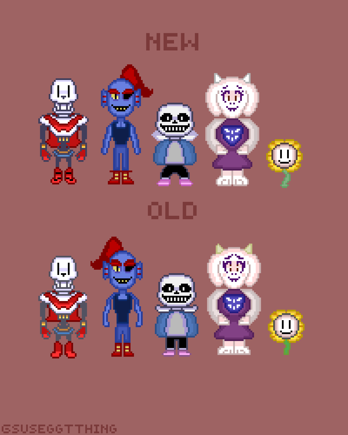 Pixilart - Fixing Some Overworld Sprites by MOONLORD555