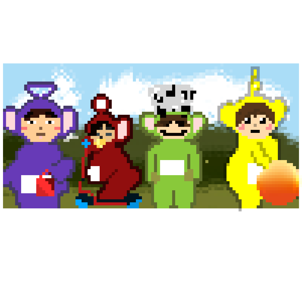 Pixilart - My Teletubbies background by deonisia