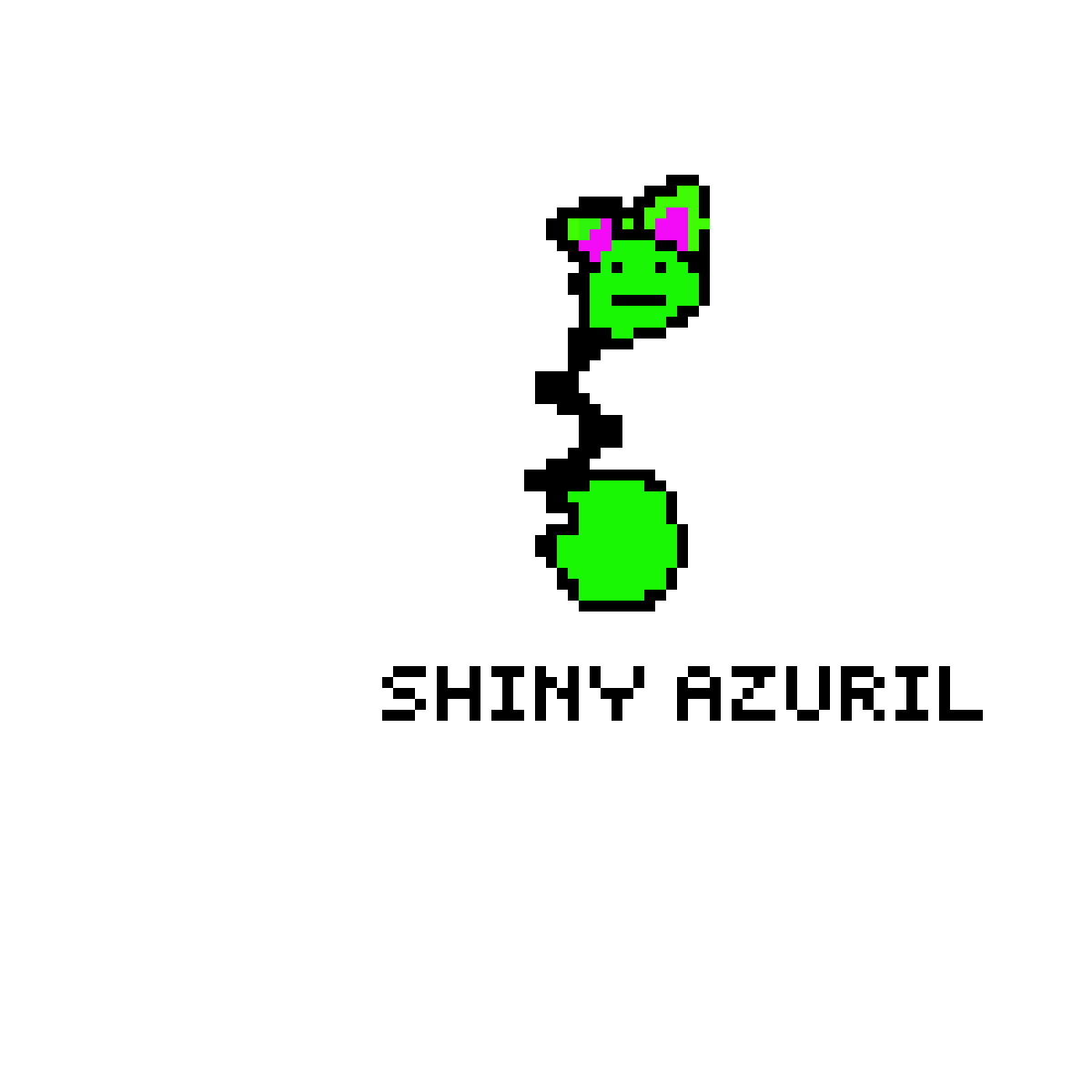 Pixilart - Shiny Azuril by Sam-lu