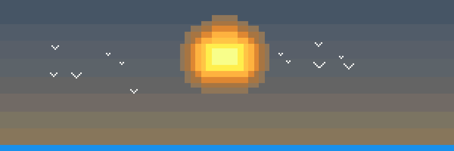 Pixilart - sun set by c0LE17