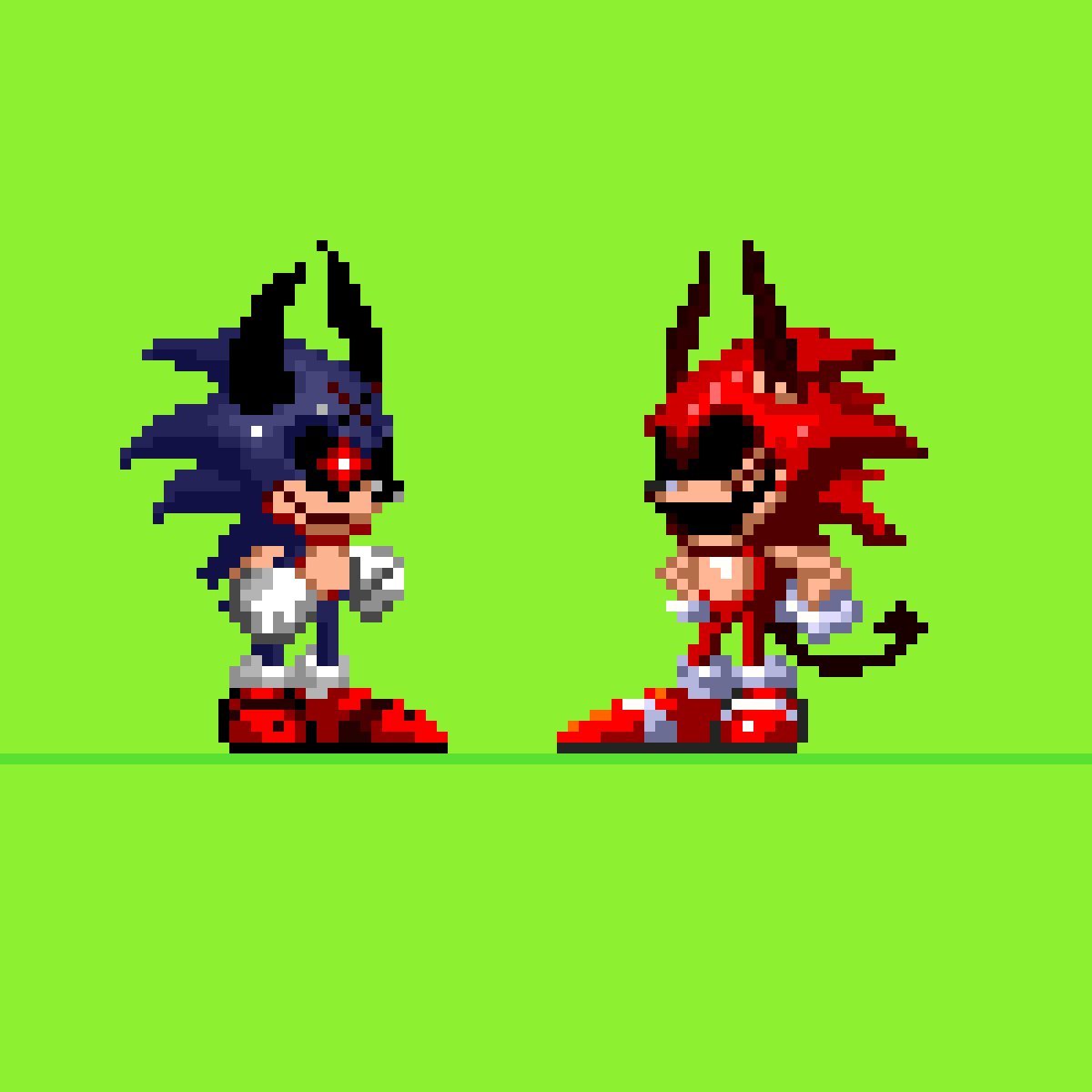 Pixilart - Exetober 14-Doppleganger by Cosmogos