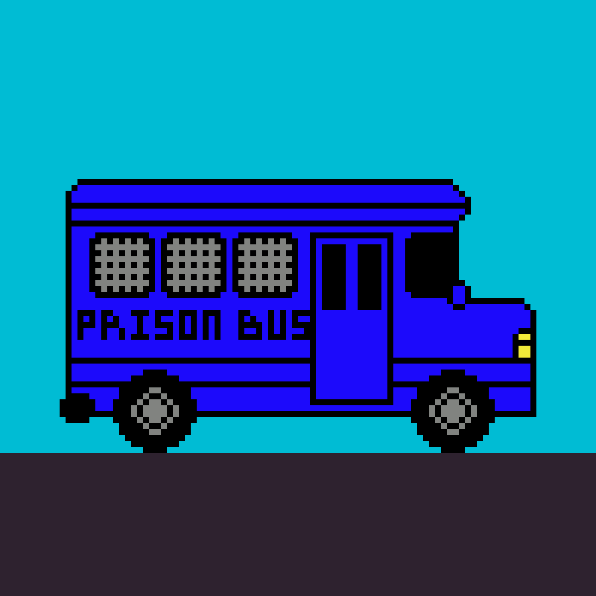 Pixilart - prison bus by rainbow1057690