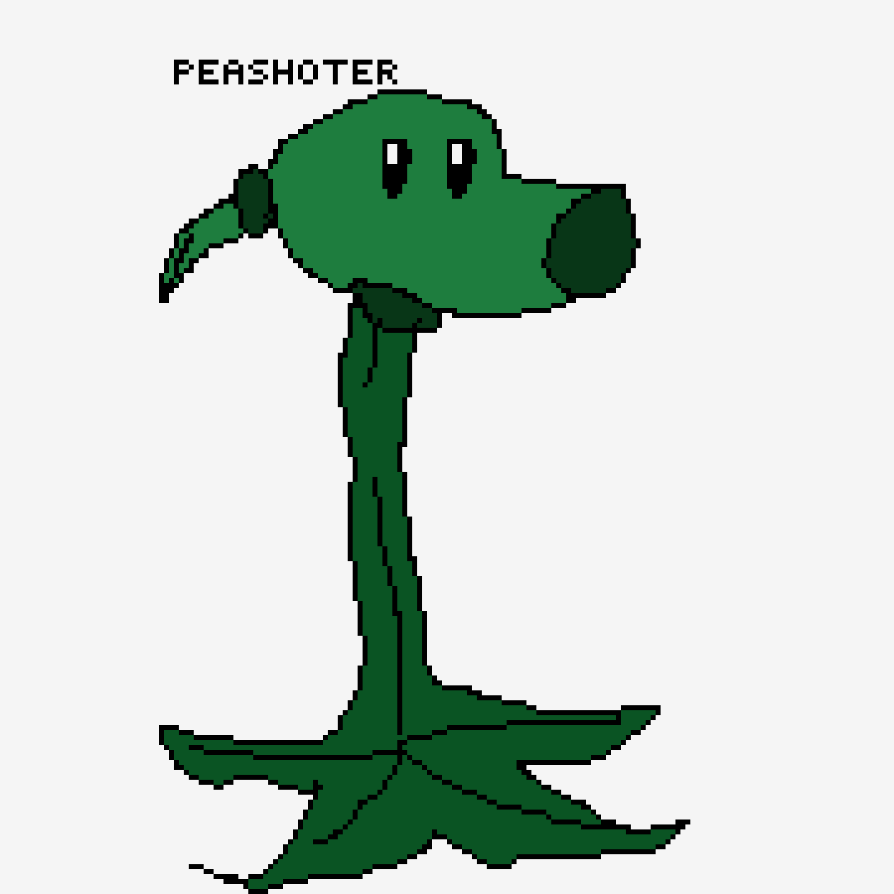 Pixilart - Peashoter Concept by Kurtpro8