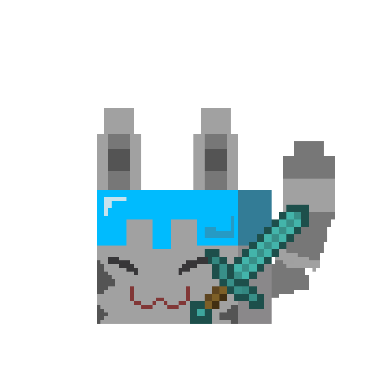 Pixilart - tabby slime slime rancher Minecraft by Axolotl-cat