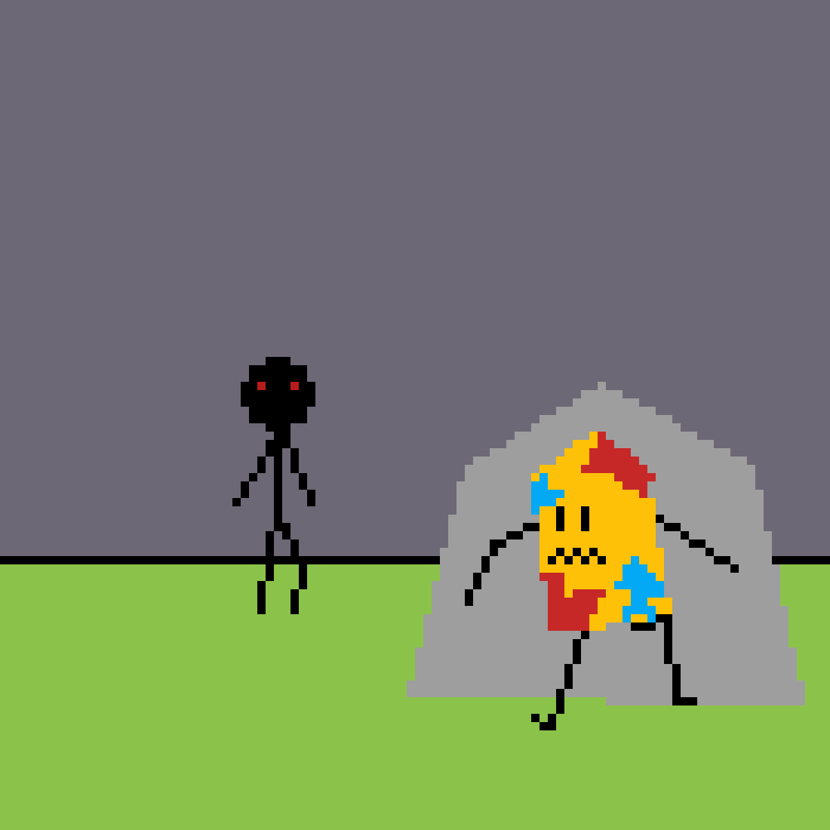 Pixilart - Crayon in danger by T280213
