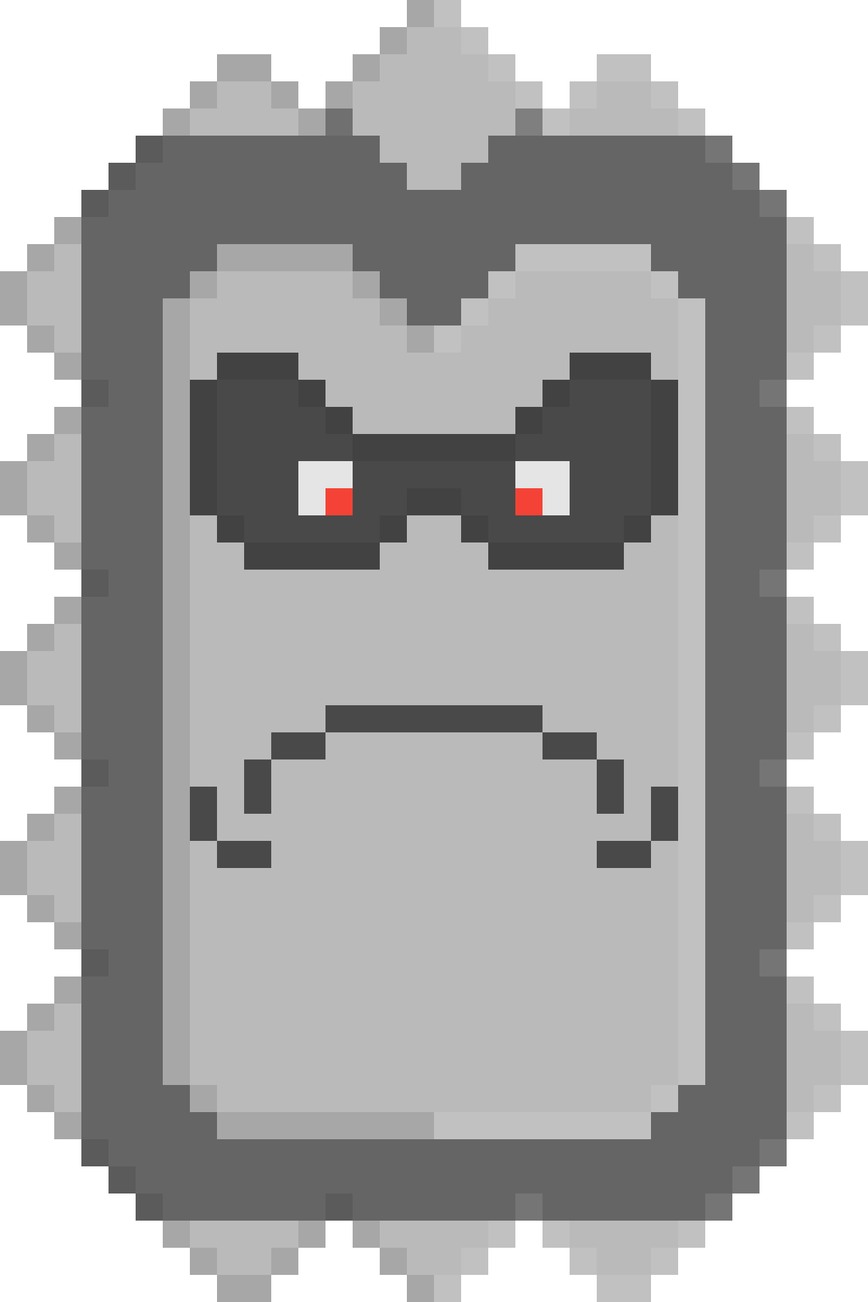 Pixilart - Thwomp by KaijuNerd