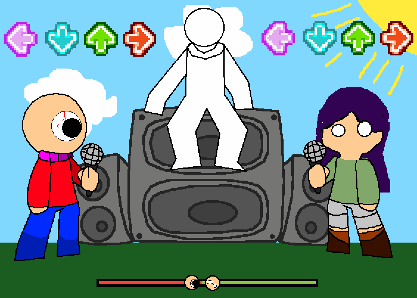 Pixilart - fnf collab base (updated) by Boiledpotatoes