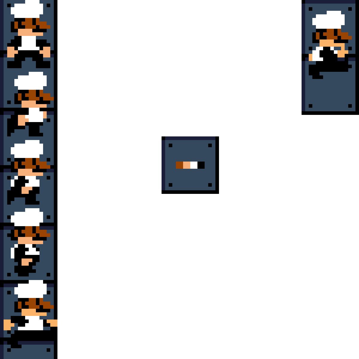 Pixilart - Peppino-Walking Sprites by IcyVine