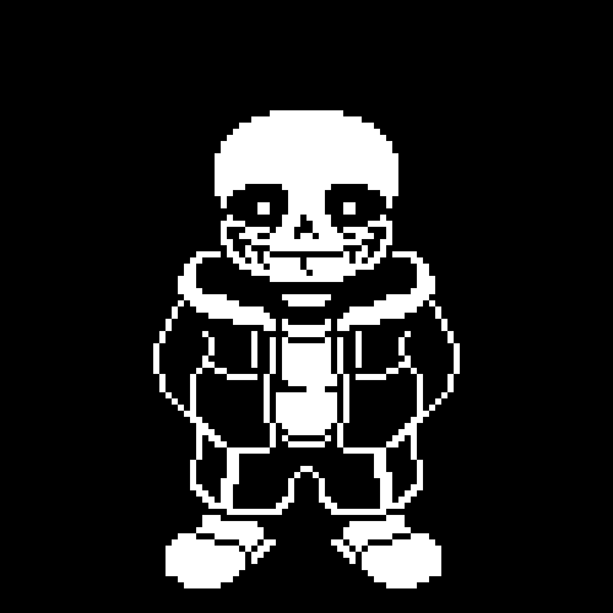 Pixilart - Sans Sprite Base by bashdoesstuffyt