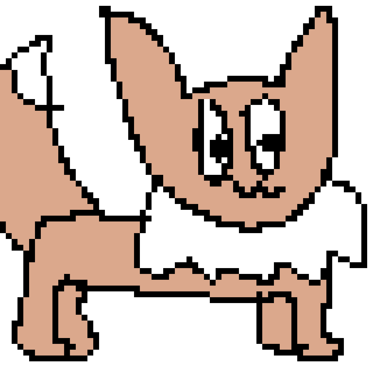 Pixilart - long eevee by MochiUricha1287