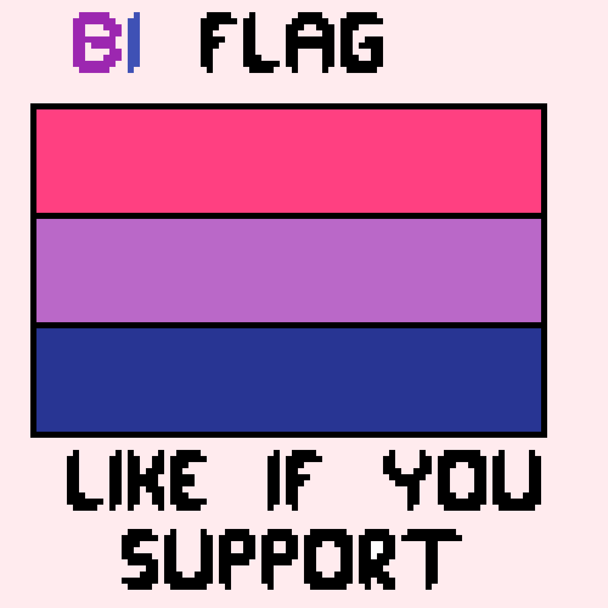 Pixilart - Bi flag by KeroppiOfficial