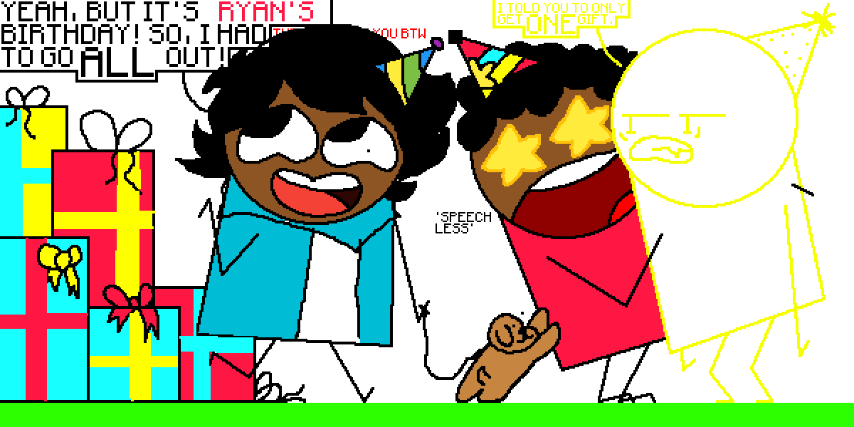 Pixilart - Spoiled Birthday Collab by 16MarcFont