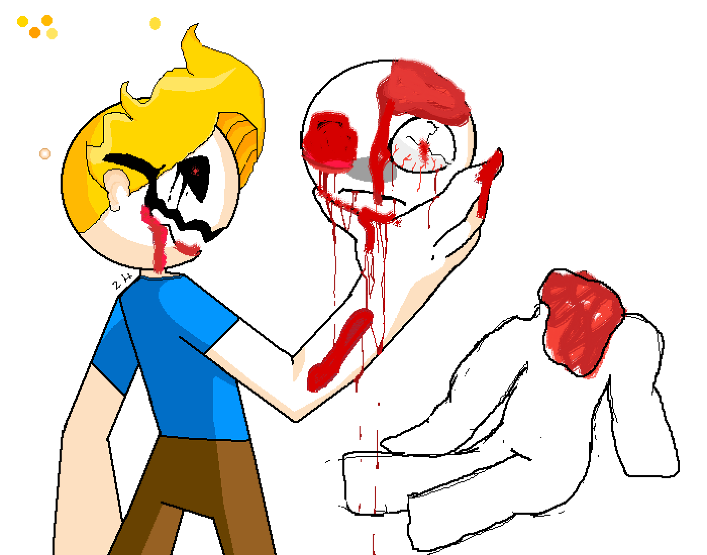 Pixilart - Haminations pixilart (WIP) by rubberbands11