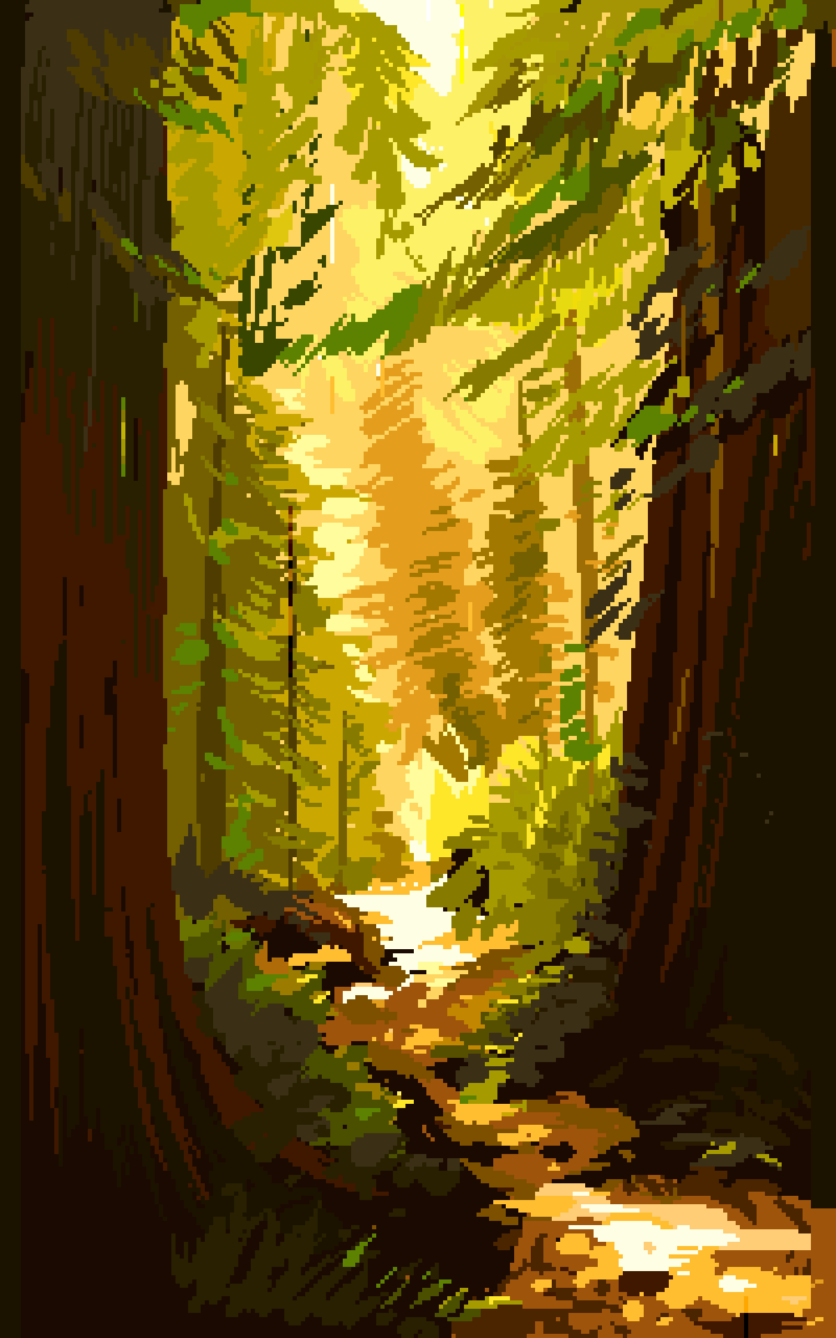 Pixilart - Wooded Thicket. by Tuix