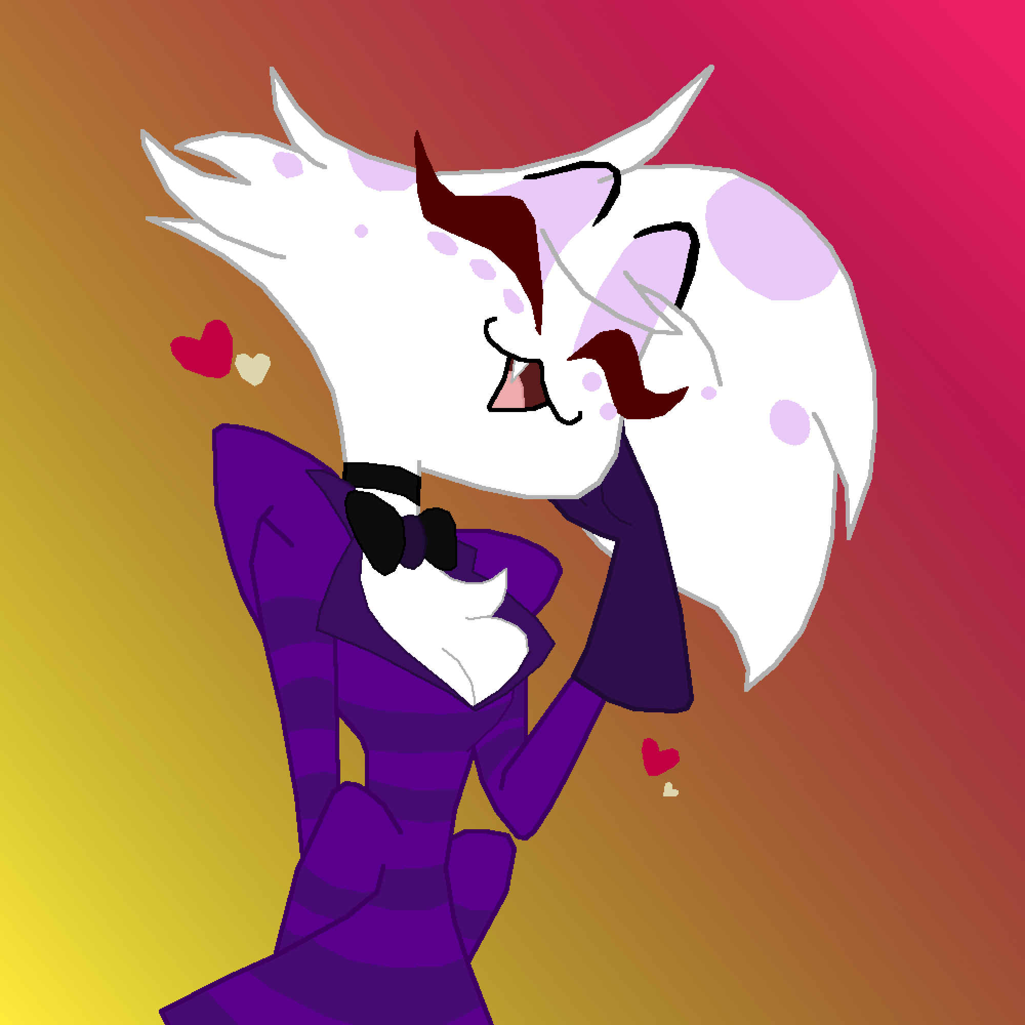 Pixilart - Angel Dust Base by Victoria2134