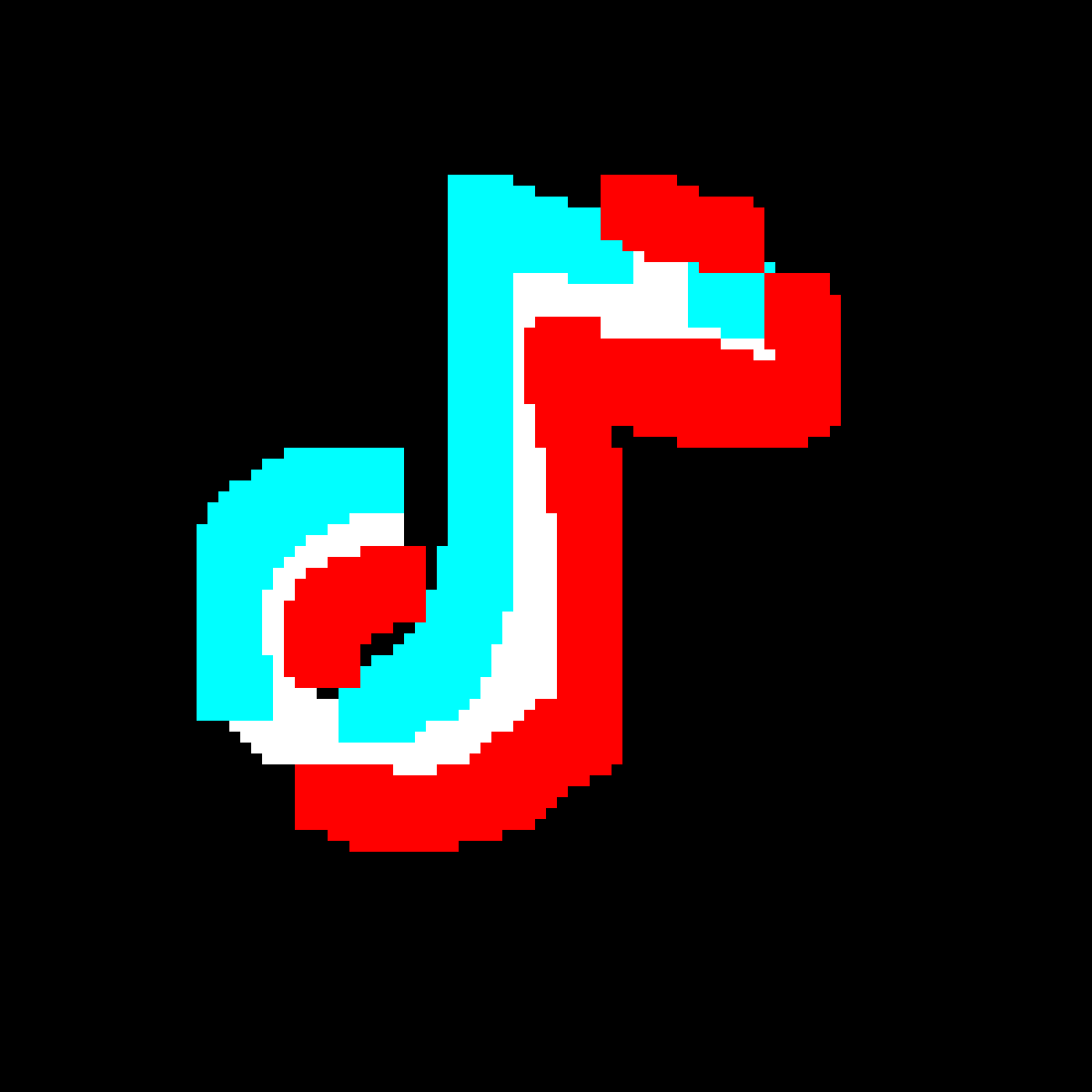 Pixilart - Tik Tok logo by Eclipsed-stars