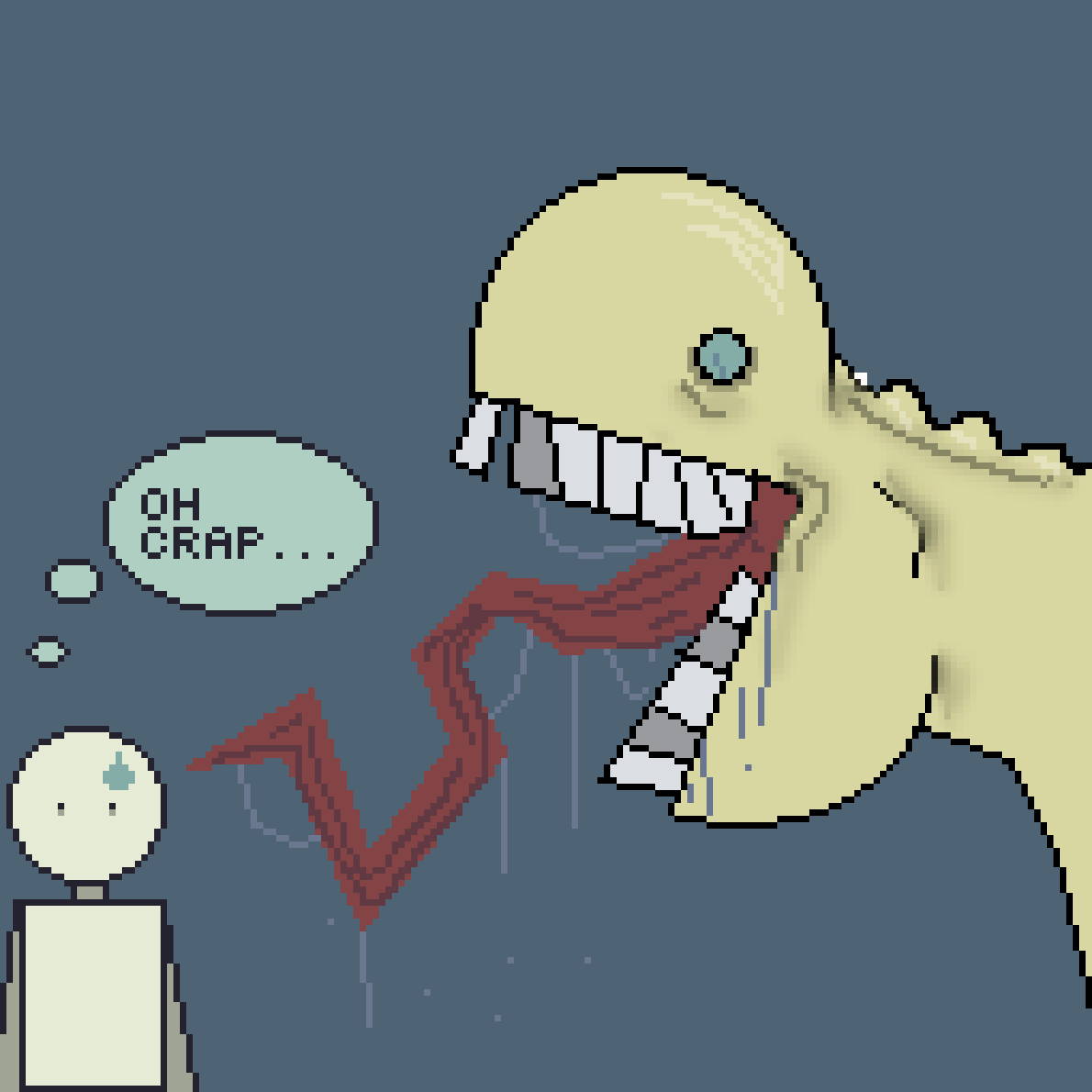 Pixilart - Demonic Pac-Man by hunterhill