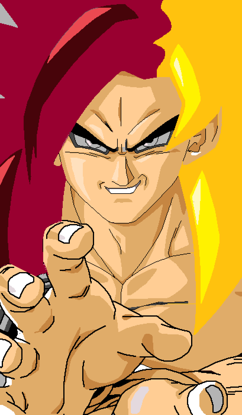 Pixilart - SSJ4 Redyellow by Yogirlliy198