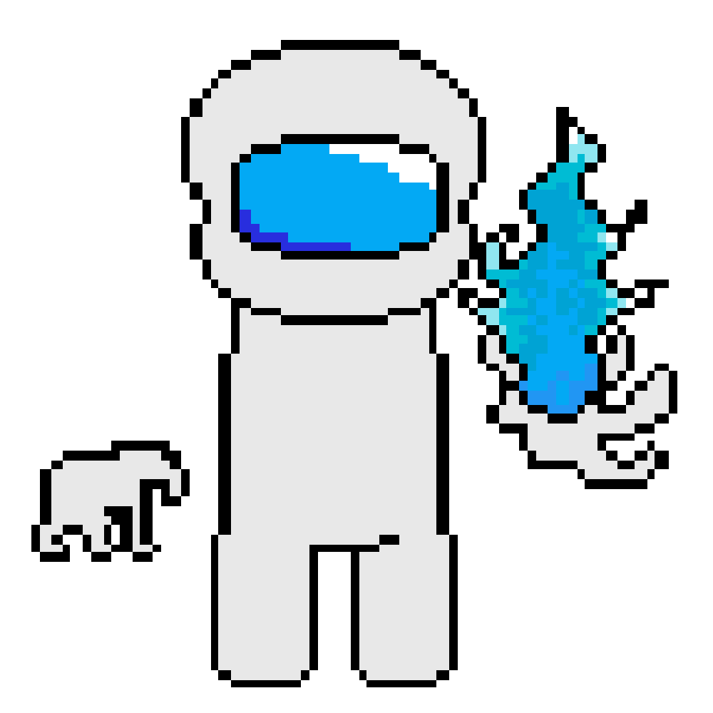 Pixilart - SANS FROM AMONG US!!!!!!! by MineClasher